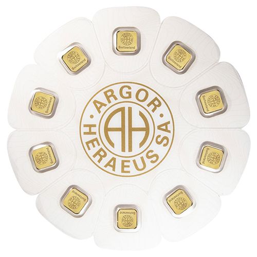 10x1g Goldsamen Argor Heraeus – Glänzend Vorsorgen